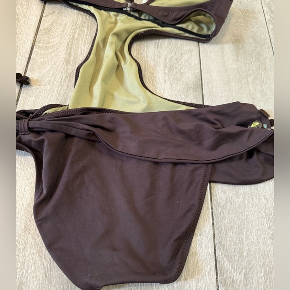 BECCA | Swim | Becca By Rebecca Virtue Brown Embroidered Bathing Suit ...